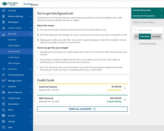 Stearns Bank - My Credit Manager